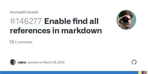 Enable Find All References In Markdown Issue Microsoft Vscode GitHub