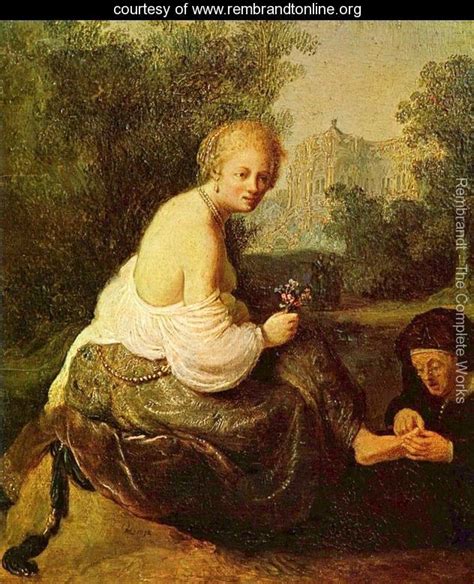 Bathsheba At Her Toilet Seen By King David Rembrandt Van Rijn