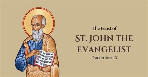 The Feast Of St John The Evangelist Benedictine Sisters Of Mount St