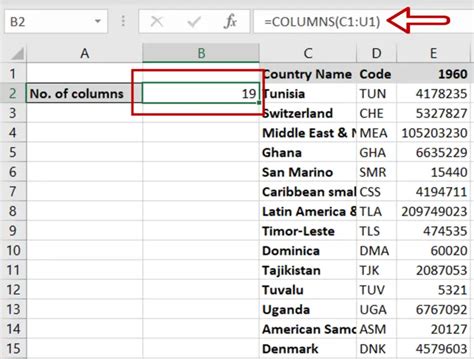 How To Count Columns In Excel SpreadCheaters
