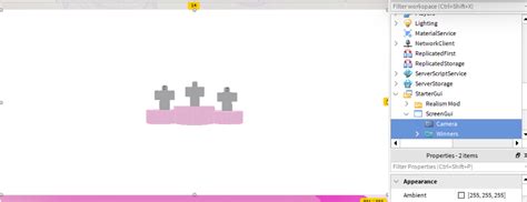 why isn t the viewport frame showing up on a surface gui art design