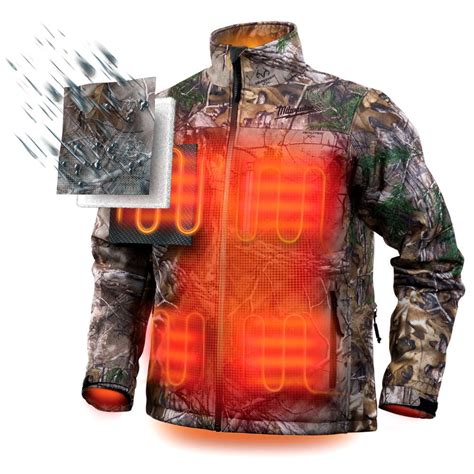 Milwaukee M12hjcamox0 12v Li Ion Cordless Camo Heated Quietshell Jacket