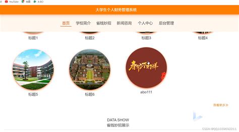 计算机毕业设计springboot vue大学生个人财务管理系统 springboot vue java论文参考文献怎么写 csdn博客