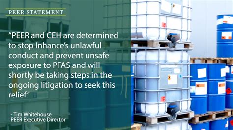 STATEMENT DOJ Falls Short On Protecting The Public From Unsafe Exposure To PFAS Chemicals