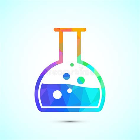 Lab Flask Icon Design Illustration Chemical Flask Icon Sign Symbol In