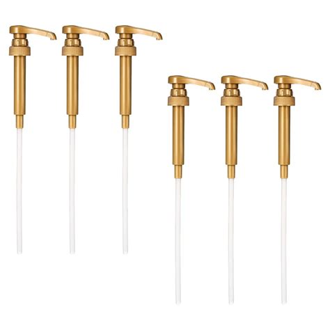 유리 디스펜서 향료 시럽 펌프 커피 병 소스 노즐 압출 헤드 6 개 Aliexpress