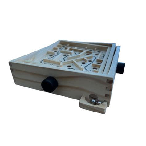 Joc Labirint Din Lemn Cu Bile Colorate Toys For Health