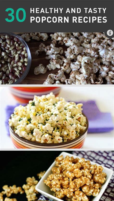 22 Popcorn Recipes For Snack Attacks Popcorn Recipes Healthy Healthy