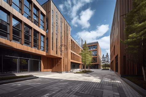 校园教学楼建筑效果图图片素材 正版创意图片600016511 摄图网