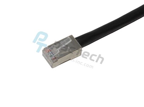 CAT6 24AWG Shielded Cable STP Black Pactech