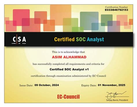 Certifiedsocanalyst Ecccouncil Cybersecurity Soc
