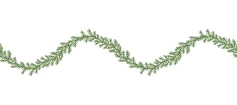 소나무 가지입니다 새해 디자인을 위한 이음새가 없는 테두리 크리스마스 전통 식물입니다 녹색 가문비 나무 나뭇 가지 끝없는 패턴 손으로 그린 수채화 그림입니다 클립아트 위한