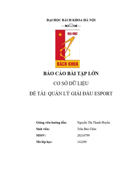 Báo Cáo Csdl Ck Tbc Pdf