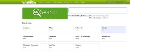 Creative Commons Search Engine Find Free Videos Picture And Sounds