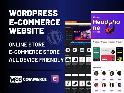 a woocommerce wordpress website ecommerce online store ecommerce