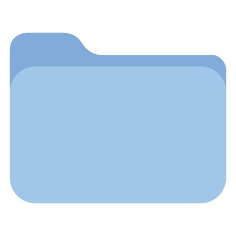 Blue Folder Rounded Png Design Folder Icon Macbook Wallpaper Folder Design