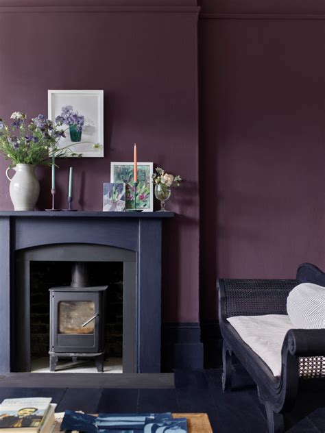 Purple Living Rooms