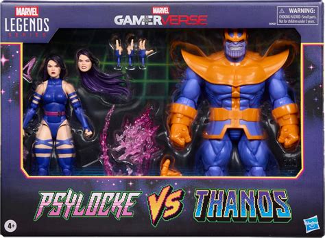 Marvel Legends Gamerverse Psylocke Vs Thanos Figuras De Acción
