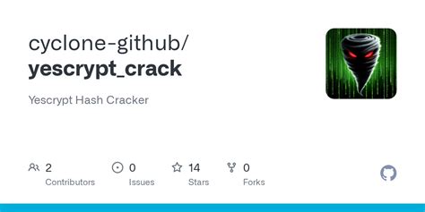 Github Cyclone Githubyescryptcrack Yescrypt Hash Cracker