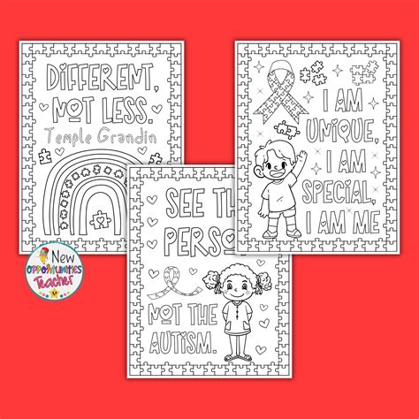 Autism Awareness Month Coloring Pages Autism Acceptance Puzzles Coloring Sheets Made By Teachers