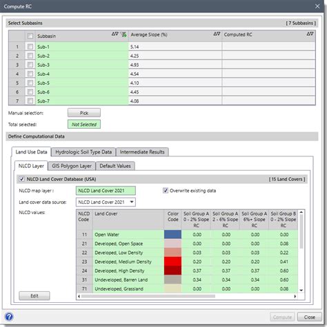 Compute Rc Command Civilgeo Knowledge Base