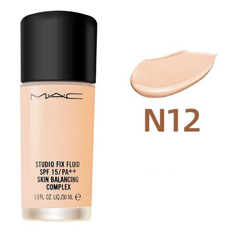 Mac Studio Fix Fluid Безупречный Основа Долговременное покрытие N12