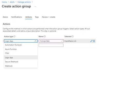 To Create Alert Rule In Log Analytics Workspace With Logic App As A