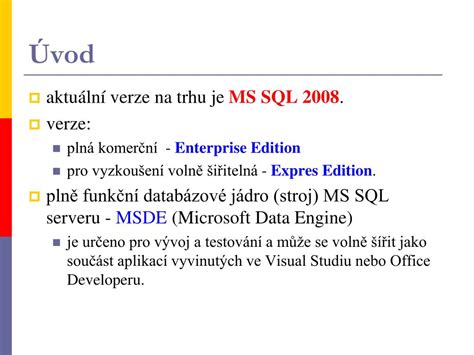 Ppt Microsoft Sql Server Powerpoint Presentation Free Download Id5908002