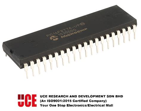 MICROCHIP PIC16F877A 8 BIT MICROCONTROLLER DIP40