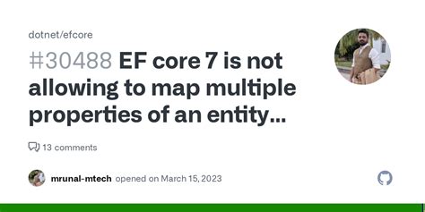 Ef Core 7 Is Not Allowing To Map Multiple Properties Of An Entity With