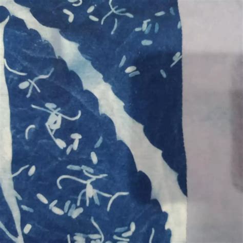 Cyanotype Printed Quilt Rsewing
