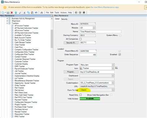 In Pilot Menus Opening As Kinetic When Modern Is Selected Kinetic ERP Epicor User Help Forum