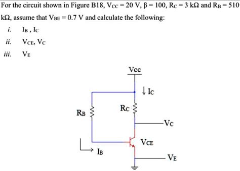 Solved For The Circuit Shown In Figure Bs Vcc 20 V Î² 100 Rc 3 KÎ© And Rp 510 KÎ