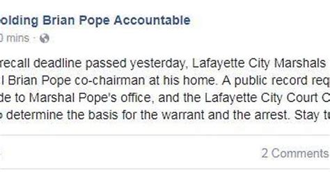 Recall Brian Pope Co Chairman Arrested For Bad Checks After Recall