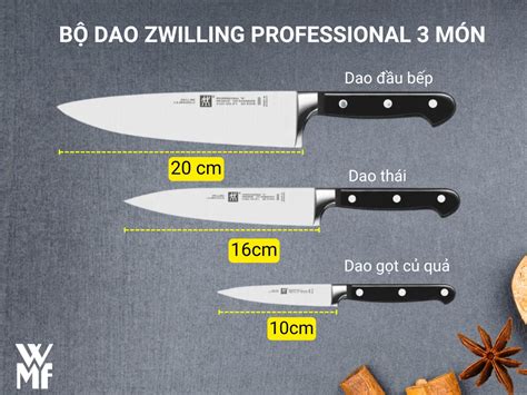Bộ Dao Zwilling Professional Chính Hãng Giá Tốt Tại Đà Nẵng