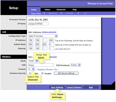 Linksys Official Support Setting Up A WAP G As A Wireless Repeater With A WRT G