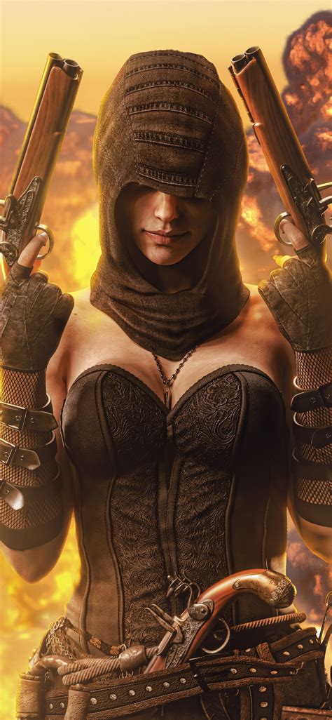 1125x2436 Badass Female 10k Iphone Xsiphone 10iphone X Hd 4k