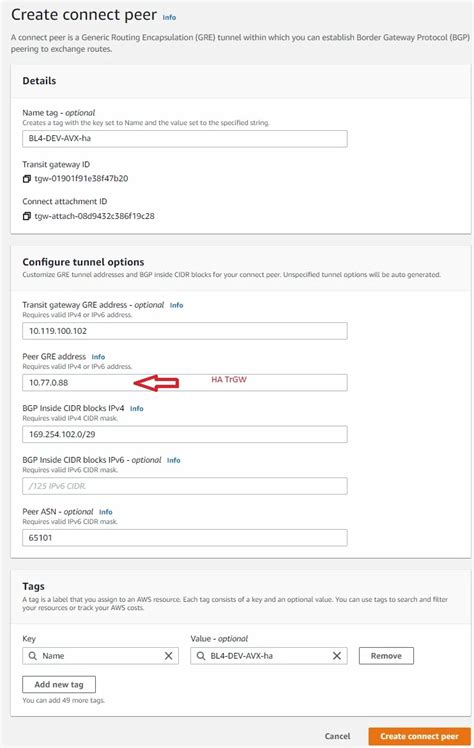 Extending Security Domains To Aws Via Gre Connect Attachment Community
