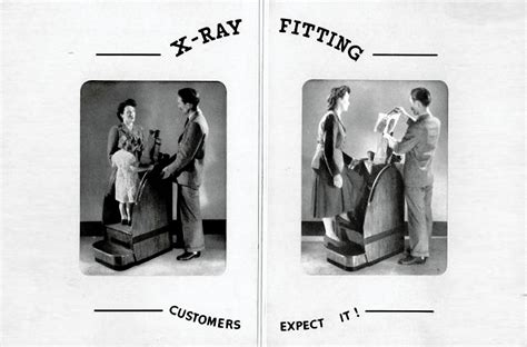 X Ray Shoe Fitting Customers Expect It 1940s Scrolller