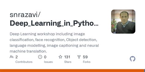 Deep Learning In Python Week FaceRecognition FaceDetection Ipynb At Master Snrazavi