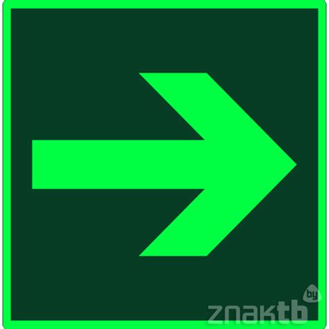 040 Знак Направление эвакуации фотолюм код Е02 01 2454 купить в Минске цена