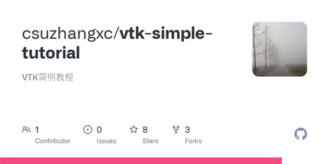 Github Csuzhangxc Vtk Simple Tutorial Vtk
