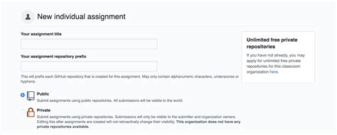 Clearer Messaging And Action For Disabled Private Repo Option Issue Github Education