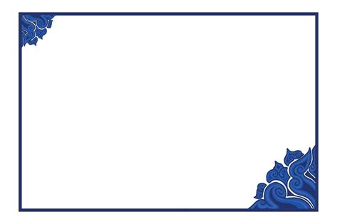 Blue Ornament Frame Border Vector Design For Decorative Element 38843830 Vector Art At Vecteezy