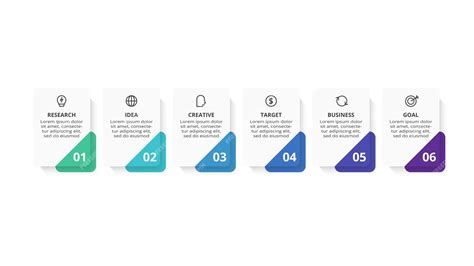 Premium Vector Rectangles Infographic With 6 Steps Options Parts Or