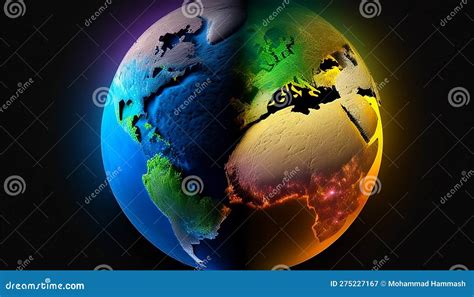 Global Illumination Of Earths Atmosphere Ray Tracing And Diffraction Made With Generative Ai