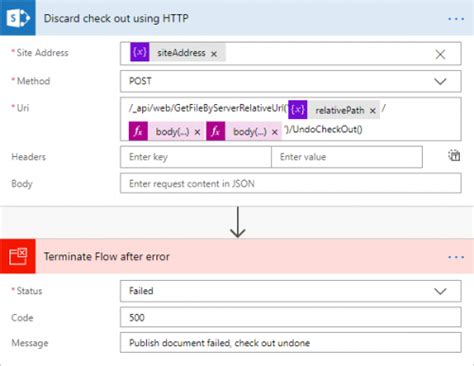 about365 publish files in sharepoint using microsoft flow and column