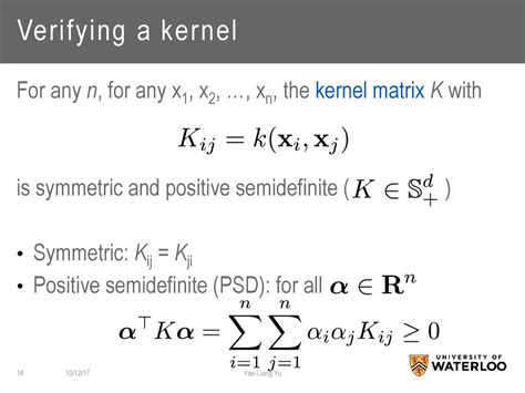 cs489 698 intro to ml lecture 08 kernels 10 12 17 yao liang yu ppt