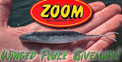 Zoom Winged Fluke Bait Giveaway Sweepsmadness