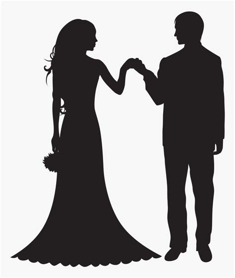 Wedding Bride And Groom Silhouette